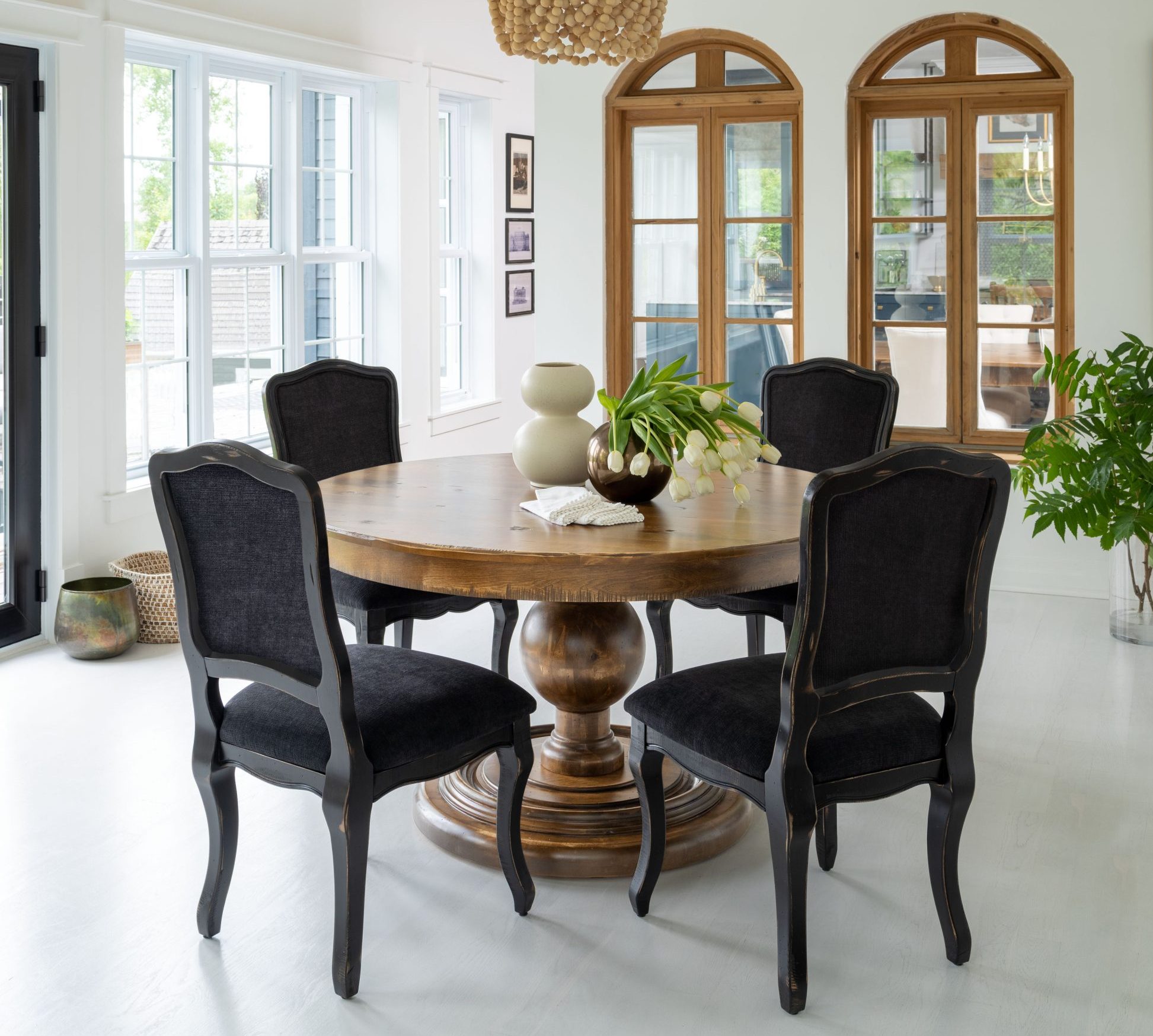 Champlain Round Table with Ball Base - Modern Home Furniture